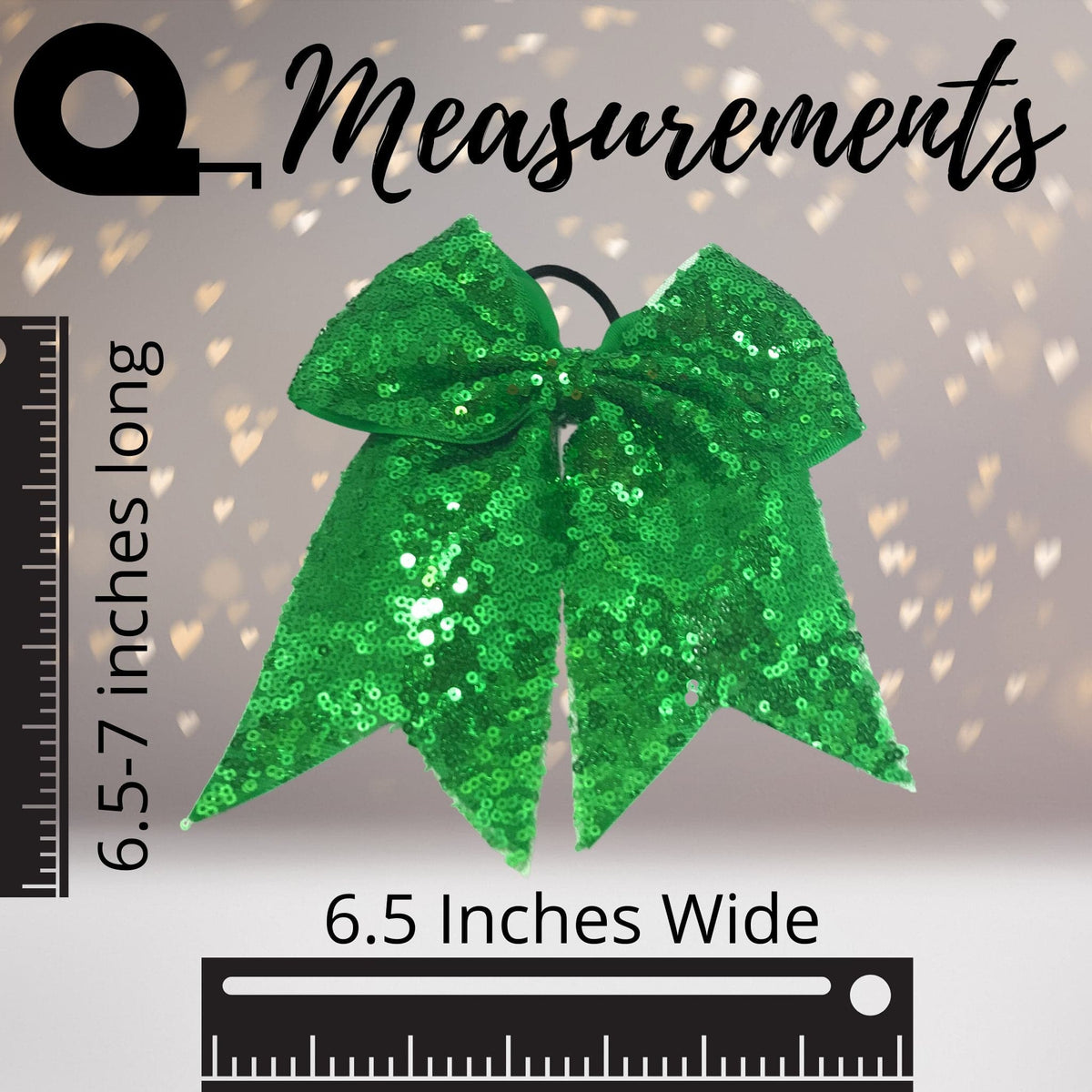 Large Sequin Cheer Bow