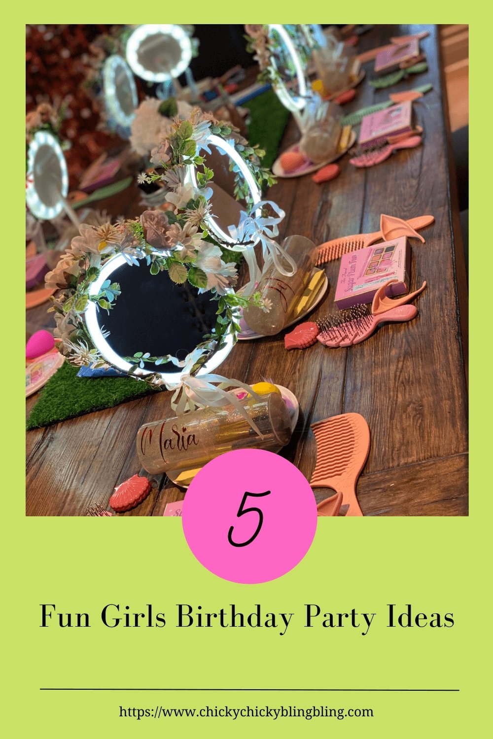 5 Fun Girls Birthday Party Ideas -A Magical Celebration! – Chicky ...