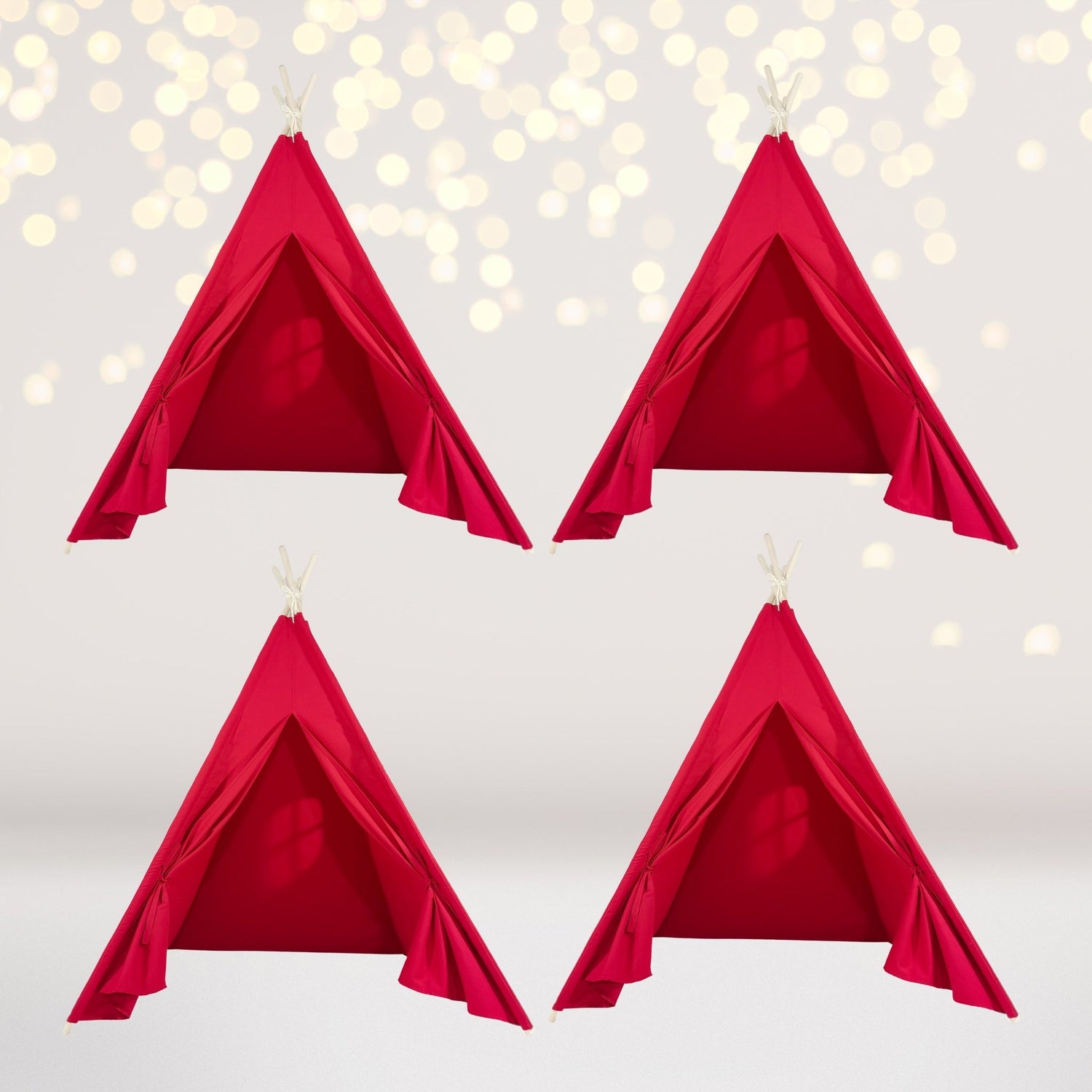 4 pack Kids Sleepover Tents-LUXE Teepee Tent with Lights – Chicky ...