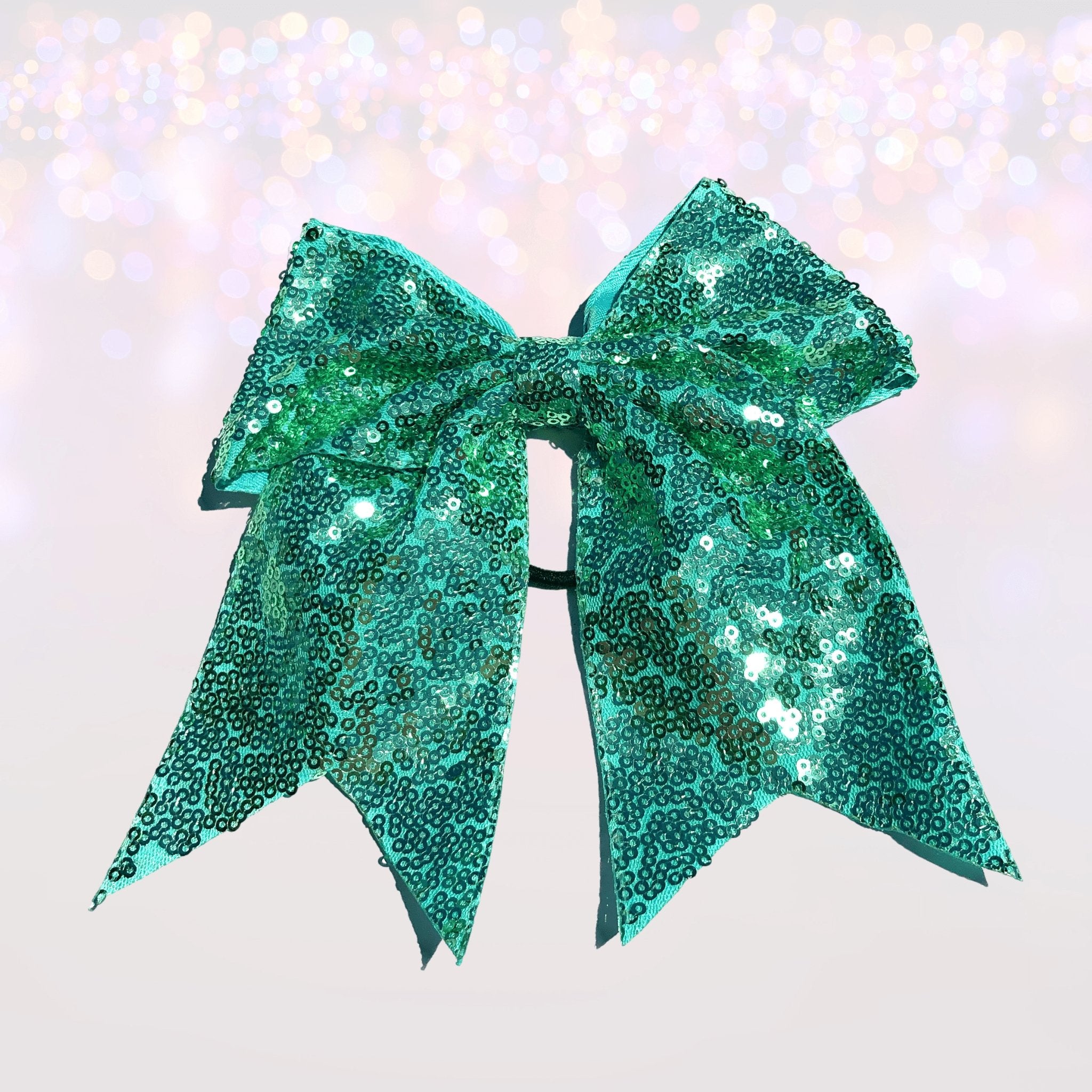 7 inch Sequin Cheer Bows, Girls Sequin Cheerleader Bow Pony – Chicky ...