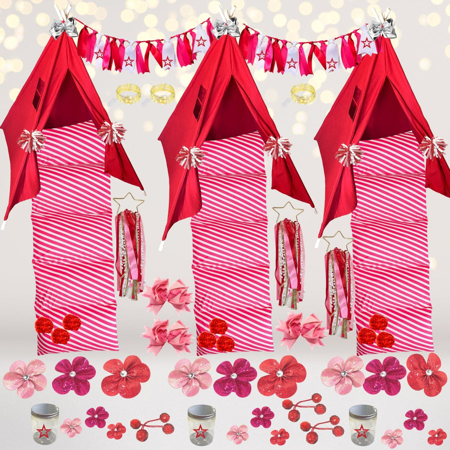Girls Doll Sleepover Parties Set, American Star Tent Party – Chicky ...
