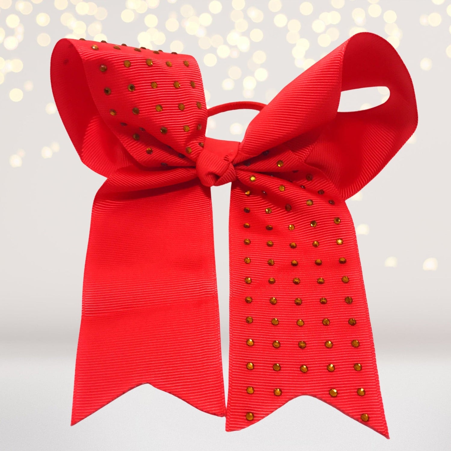 Girls Bling Stone Cheer Bow Ponytail – Chicky Chicky Bling Bling