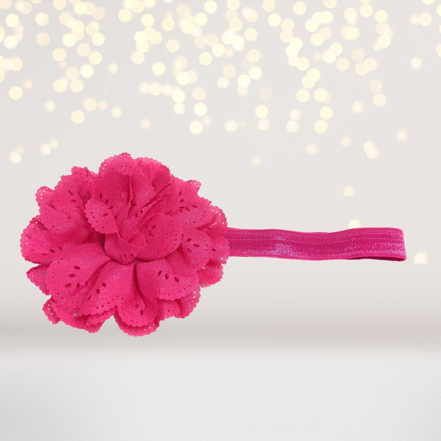 Islet Flower Baby Headband, Lace Flower Infant Headband – Chicky Chicky ...