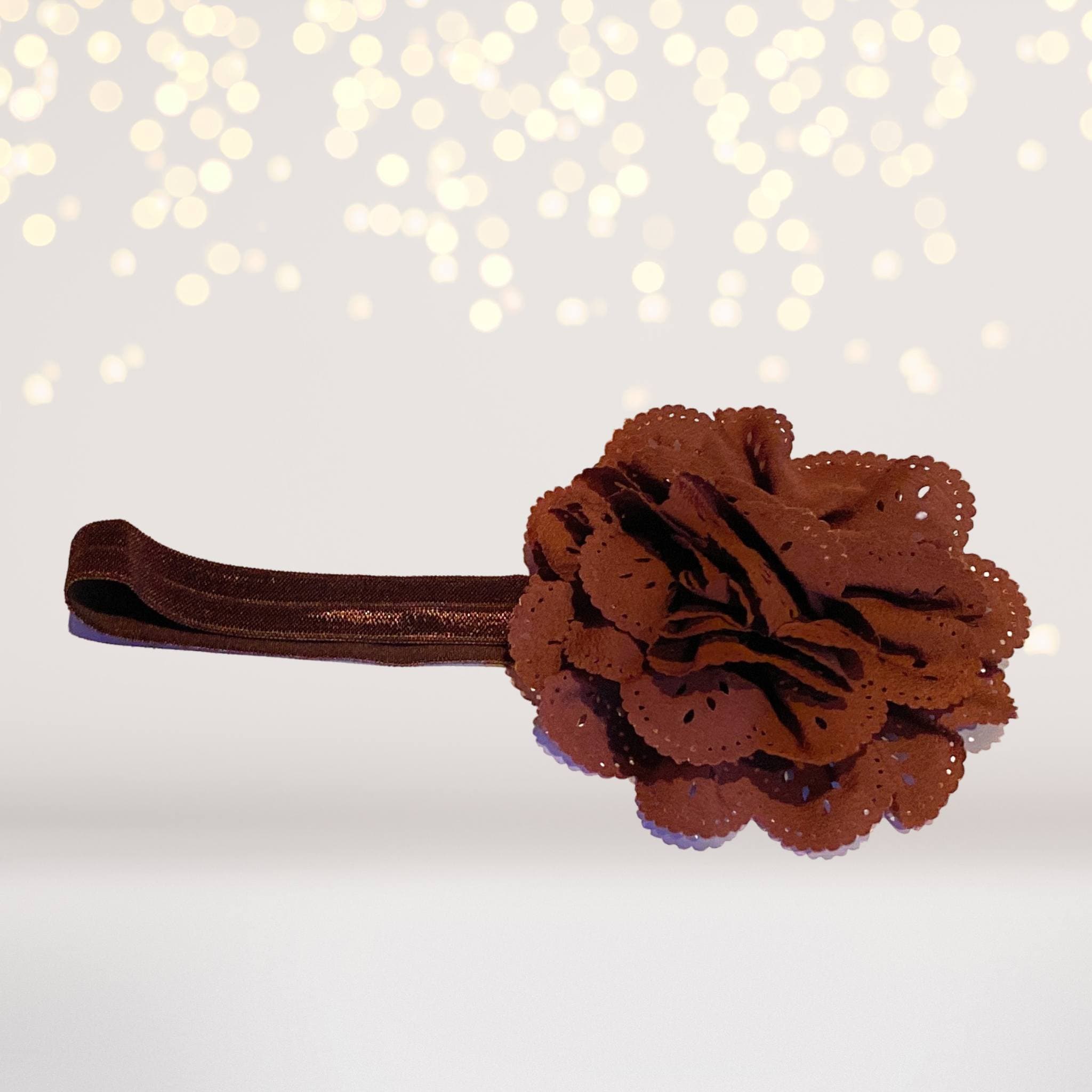 Islet Flower Baby Headband, Lace Flower Infant Headband – Chicky Chicky ...