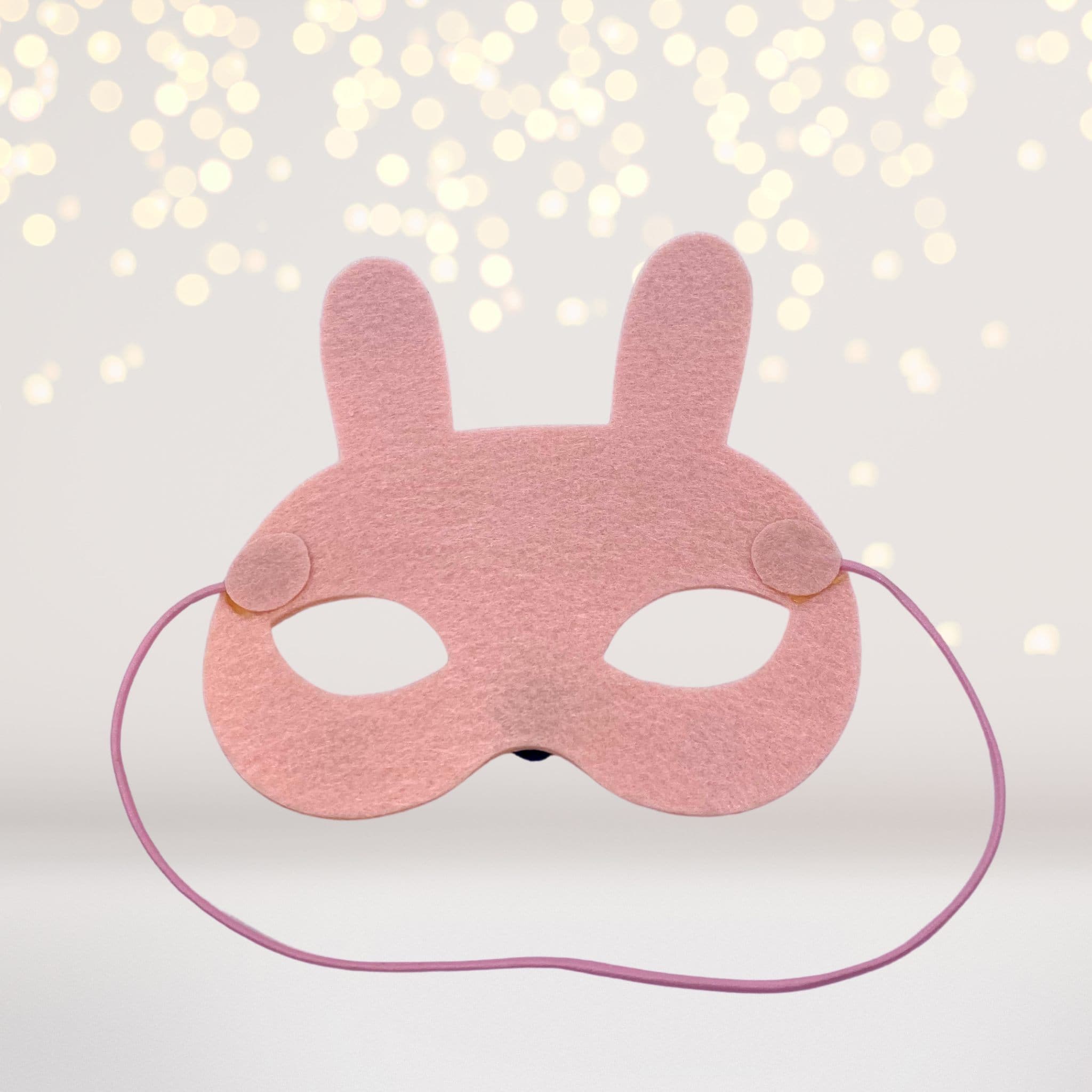 Kids Bunny Rabbit Felt Costume Mask, Kids Woodland Costume – Chicky ...
