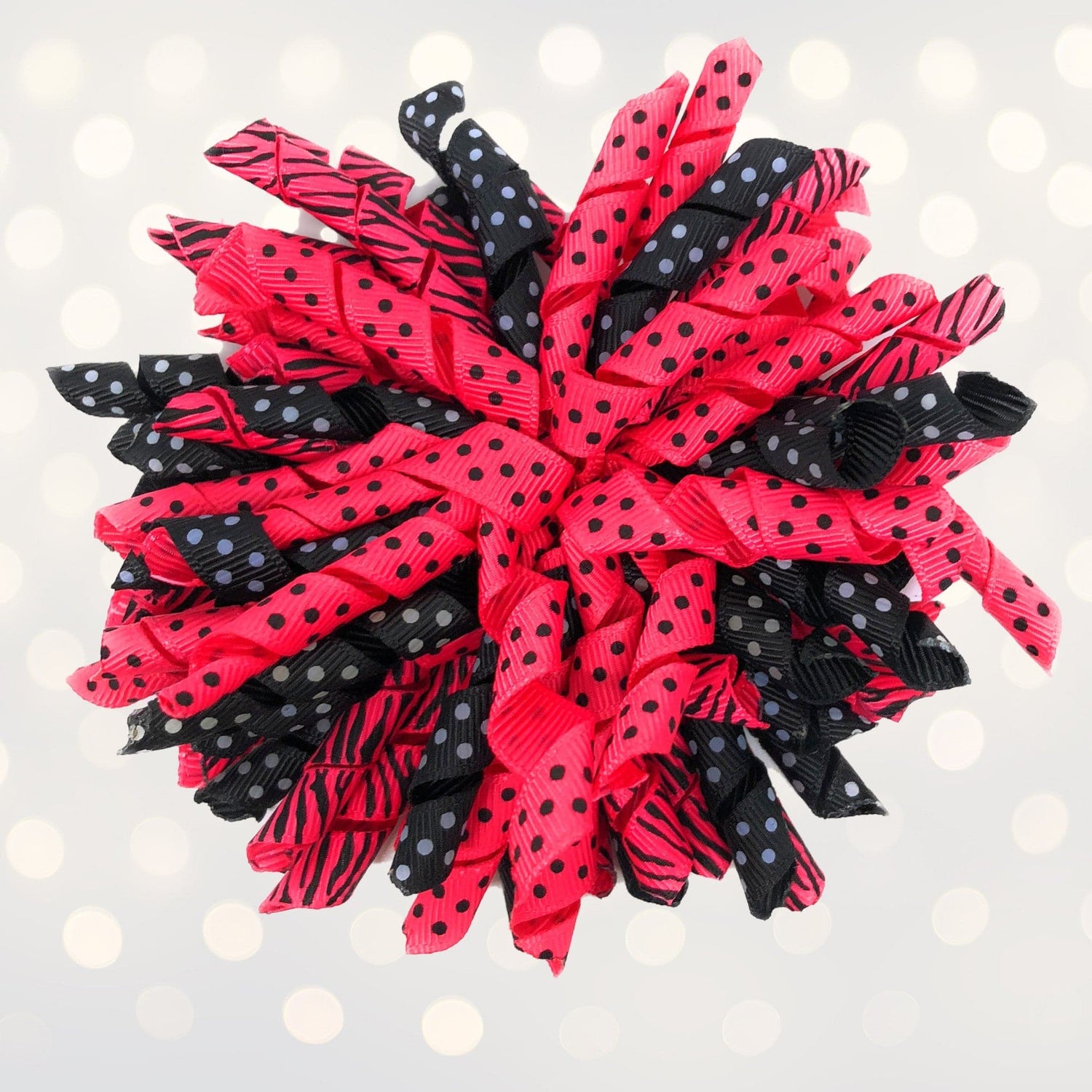 Korker Curly Corkscrew Hair Bow – Chicky Chicky Bling Bling