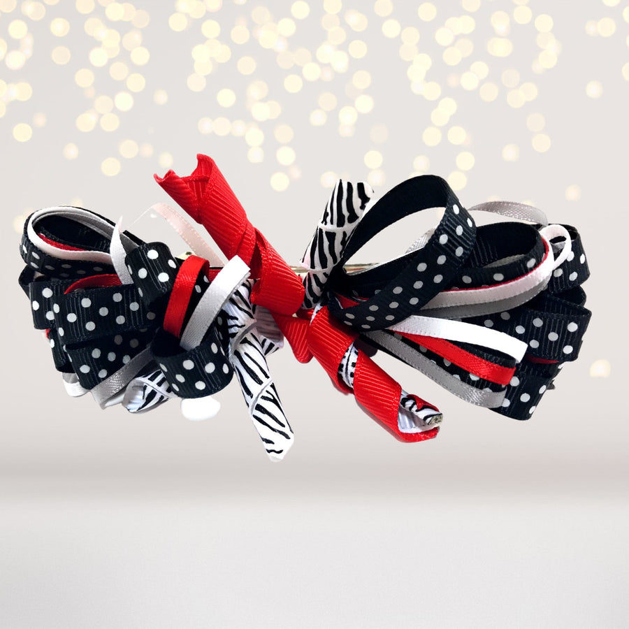 Loopy Hair Bow, Girls Puff Loopy Hair Bow Clip – Chicky Chicky Bling Bling