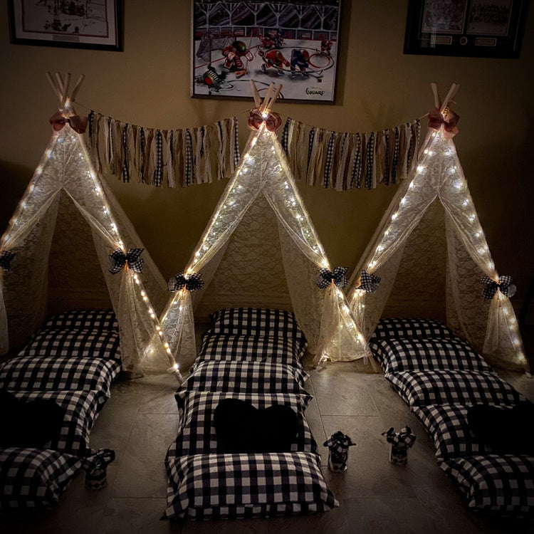 Sleepover Tent Party Bundles – Slumber Party Kits- DIY! – Chicky Chicky ...