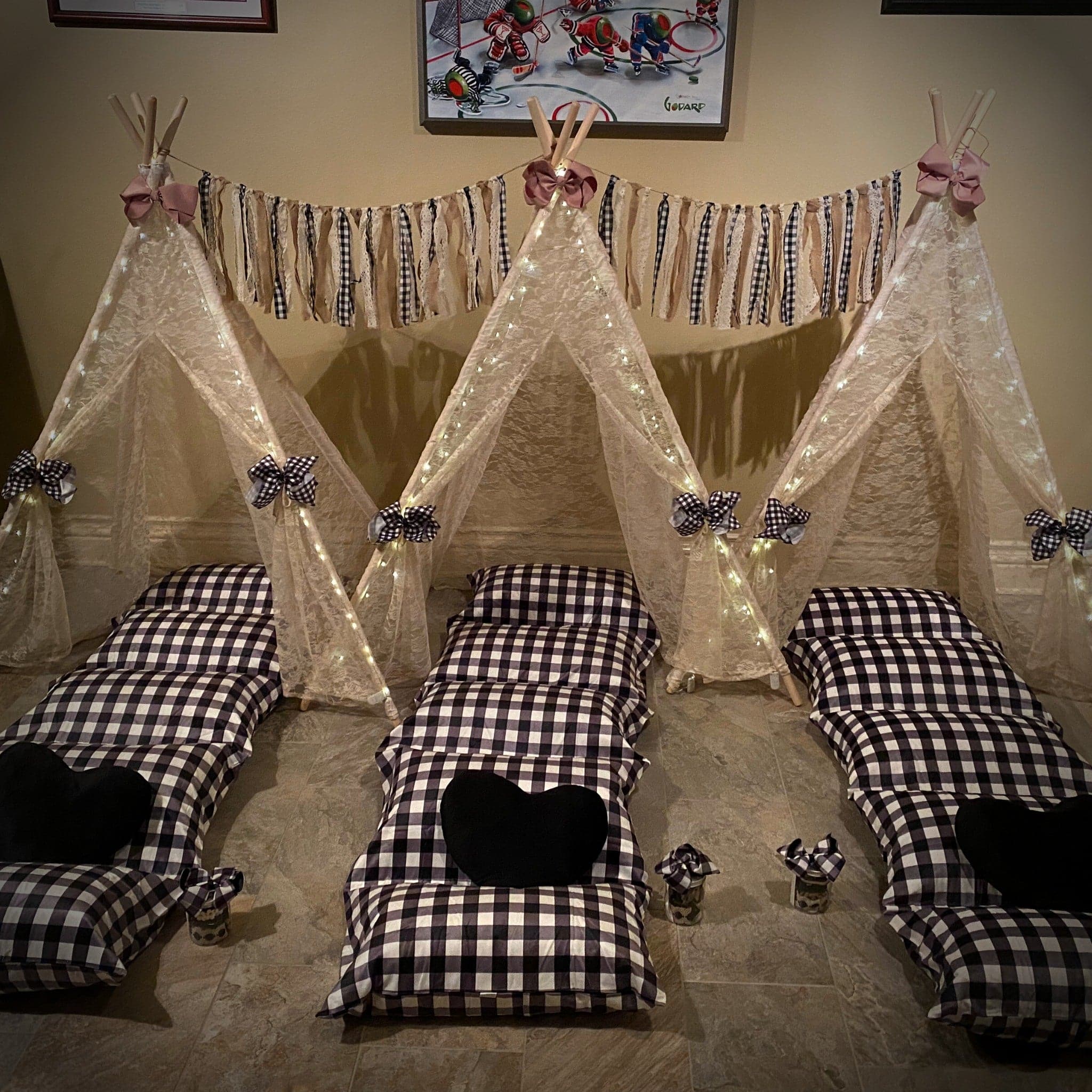 Sleepover Tent Party Bundles – Slumber Party Kits- DIY! – Chicky Chicky ...