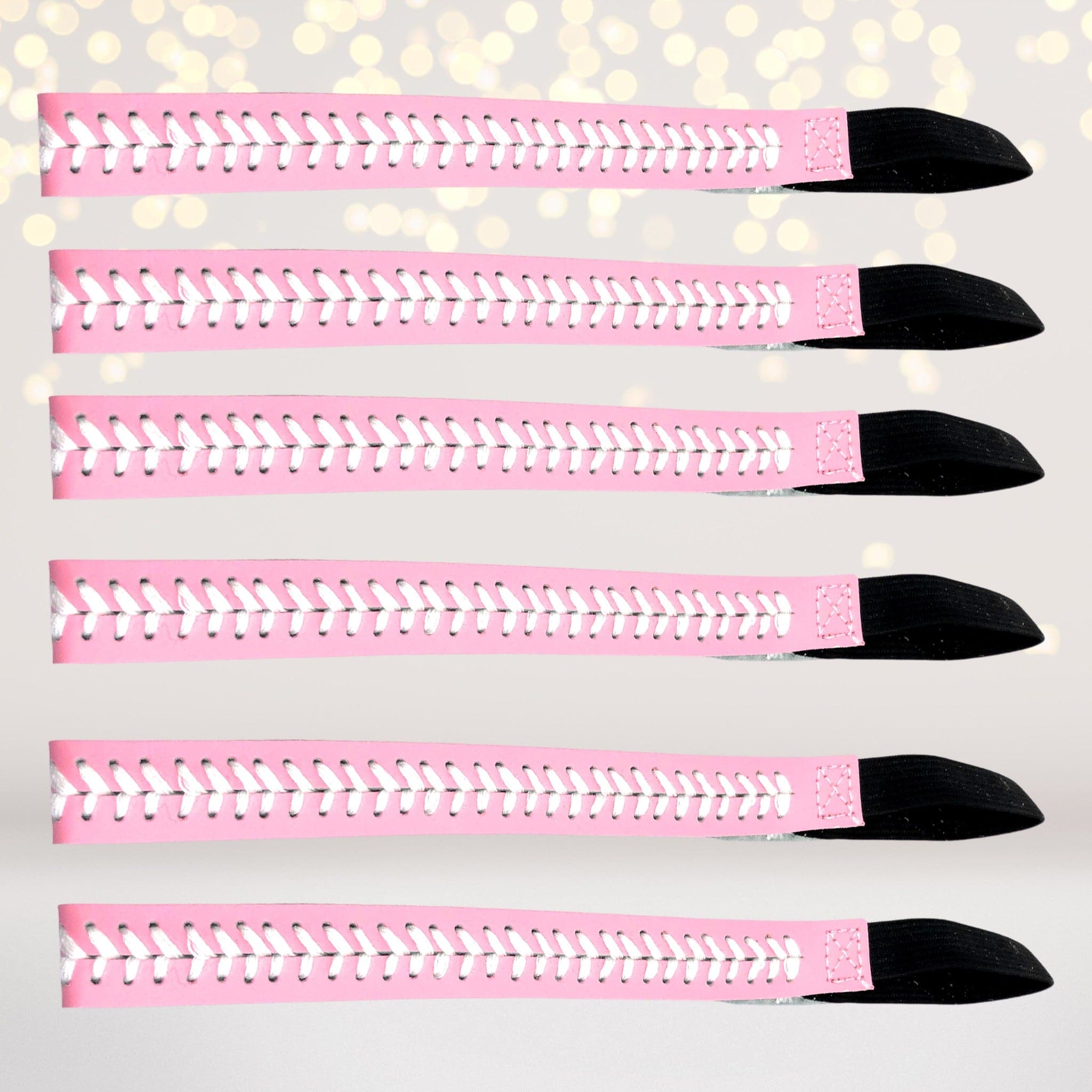 Pink Softball Stitch Headbands, Pink Baseball Headband – Chicky Chicky ...