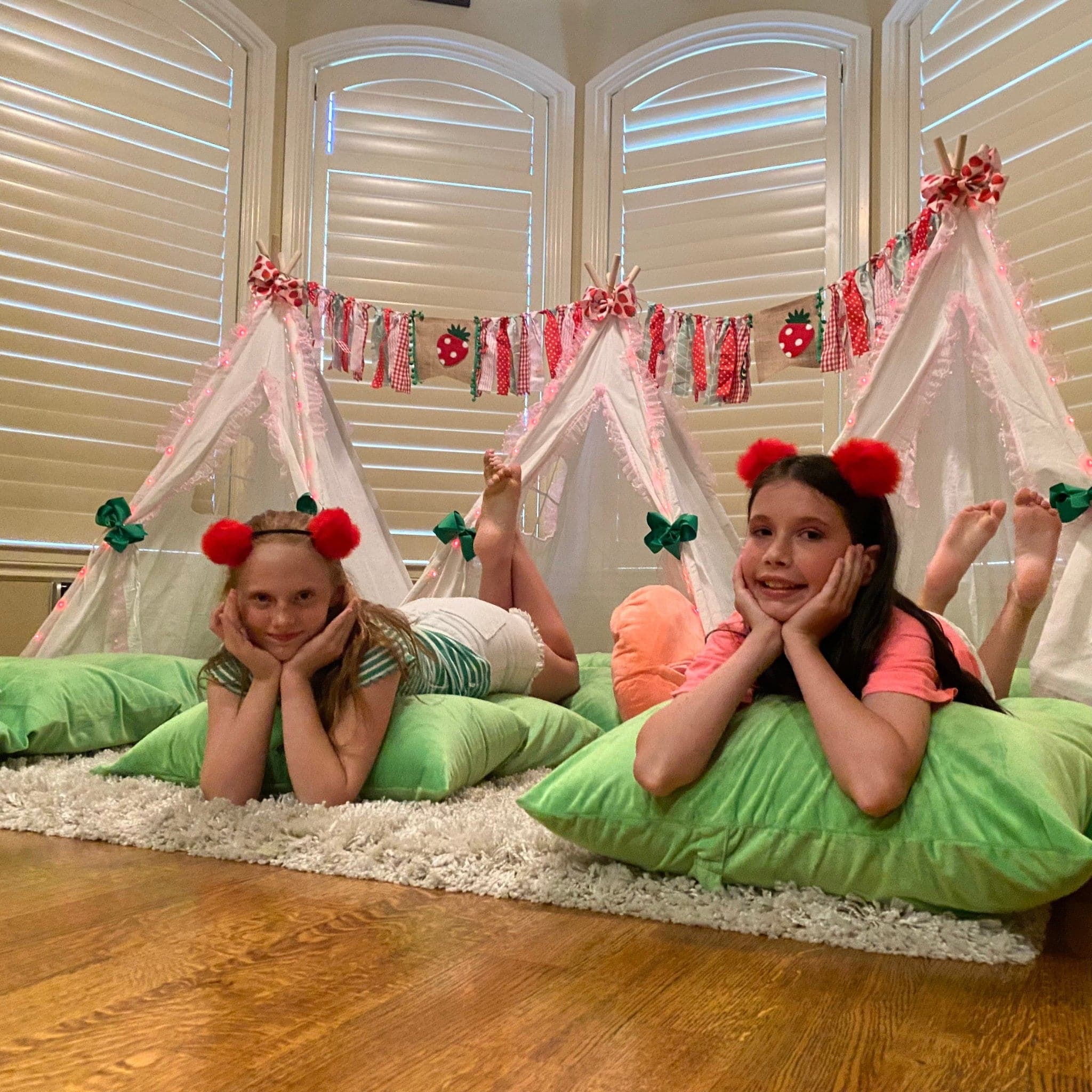 Strawberry Themed Party Supplies- Sleepover Parties Kit – Chicky Chicky ...